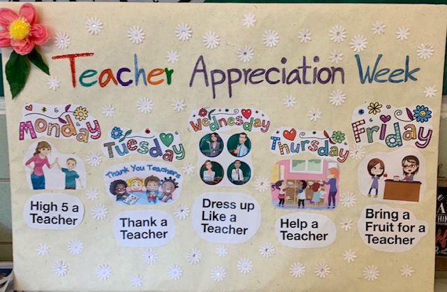 Teacher/Staff Appreciation Week 5/6-5/10 – PES PTA