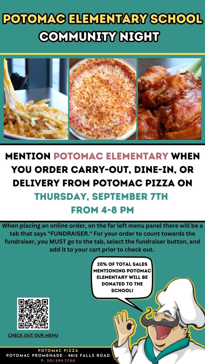 9/7 – Restaurant Night – PES PTA